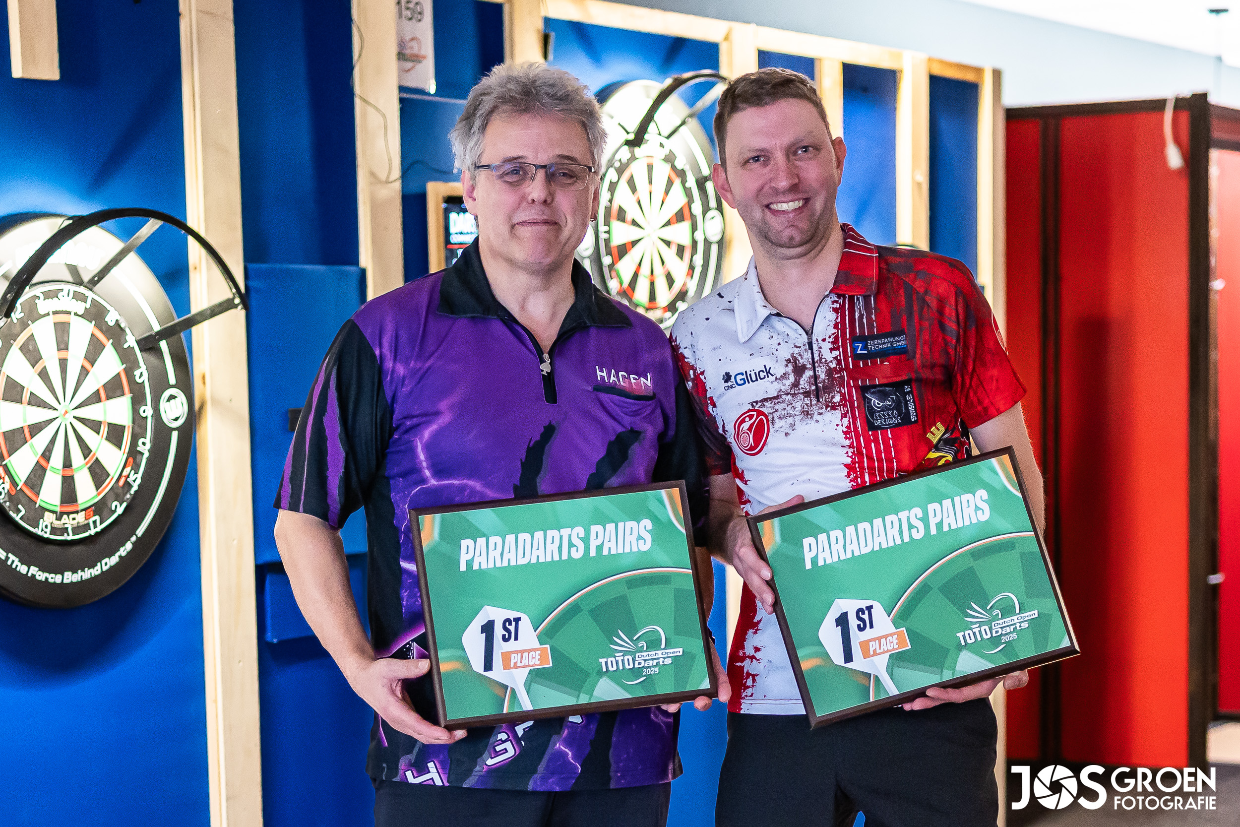 Winners of the TOTO Dutch Open Darts 2025 Para Darts Doubles Tournament ...